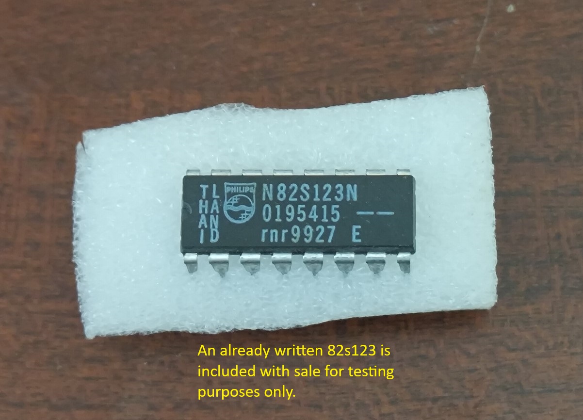 Shop. Manual Prom Programmer PCB - For 82s123 and 82s23 - PCB ONLY